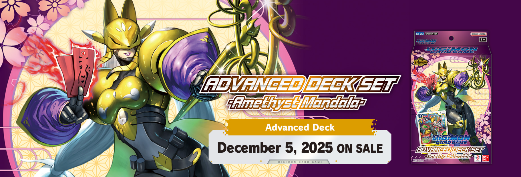 DIGIMON CARD GAME AMETHYST MANDALA [ST-22] – DEG